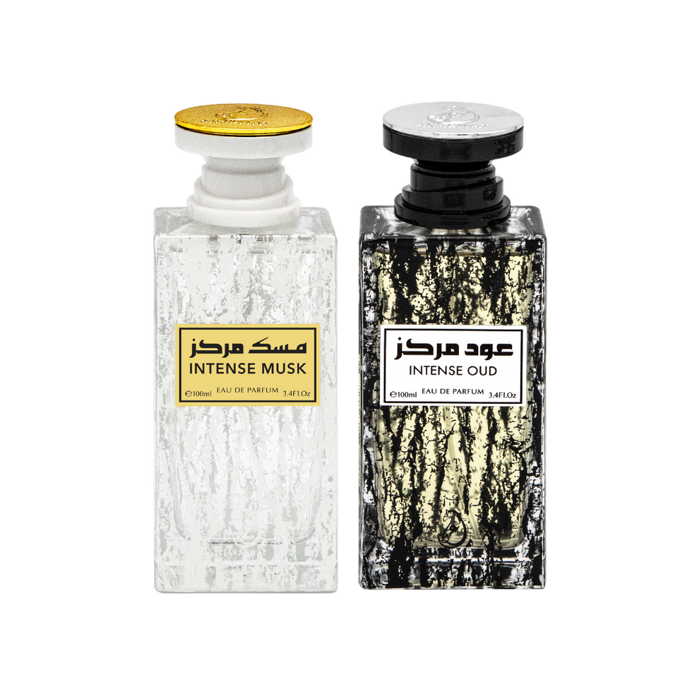 INTENSE MUSK EDP 100ML & INTENSE OUD EDP 100ML – PERFUMES LOUNGE