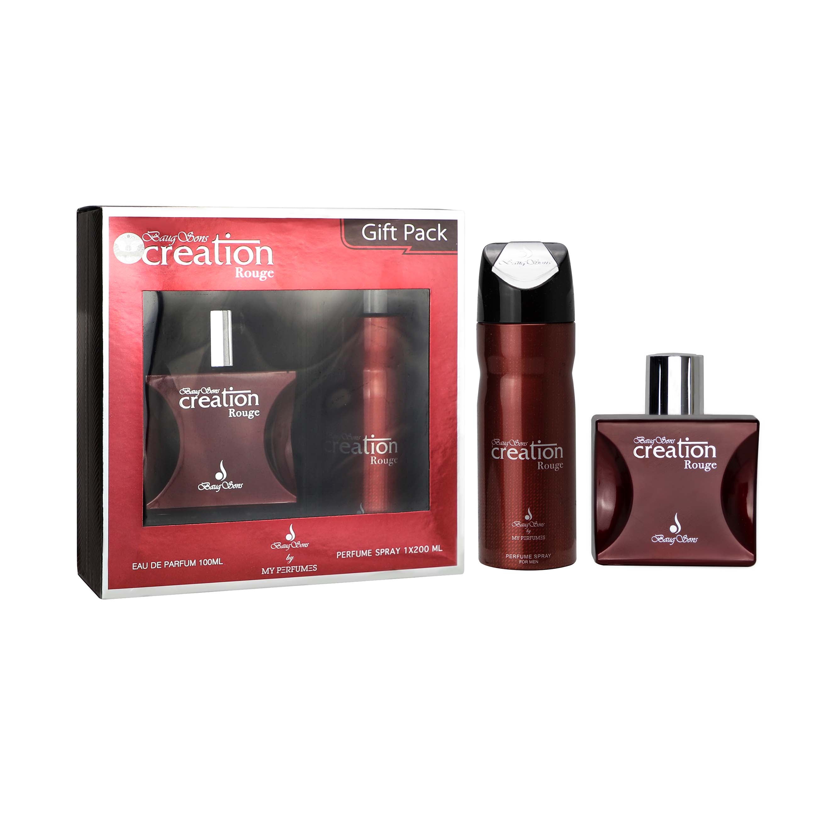 CREATION ROUGE EDP 100 ML + DEODORANT 200 ML – PERFUMES LOUNGE